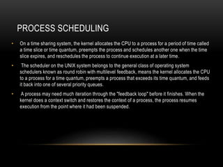 Process scheduling & time | PPT