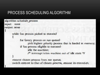 Process scheduling & time | PPT