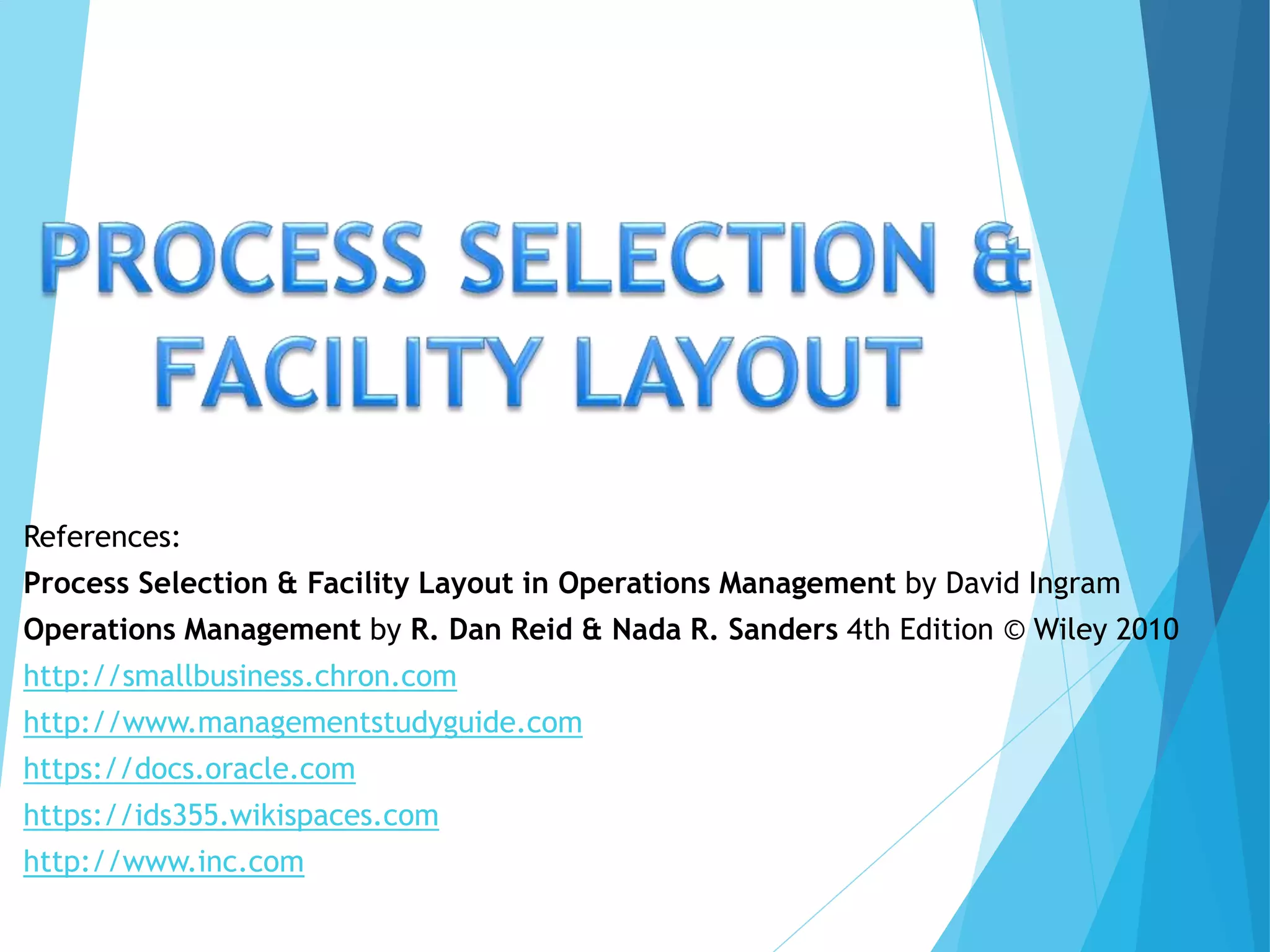 Process selection | PPTX