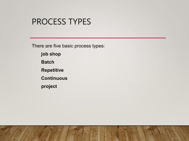 Process Selection and Facility layout.ppt