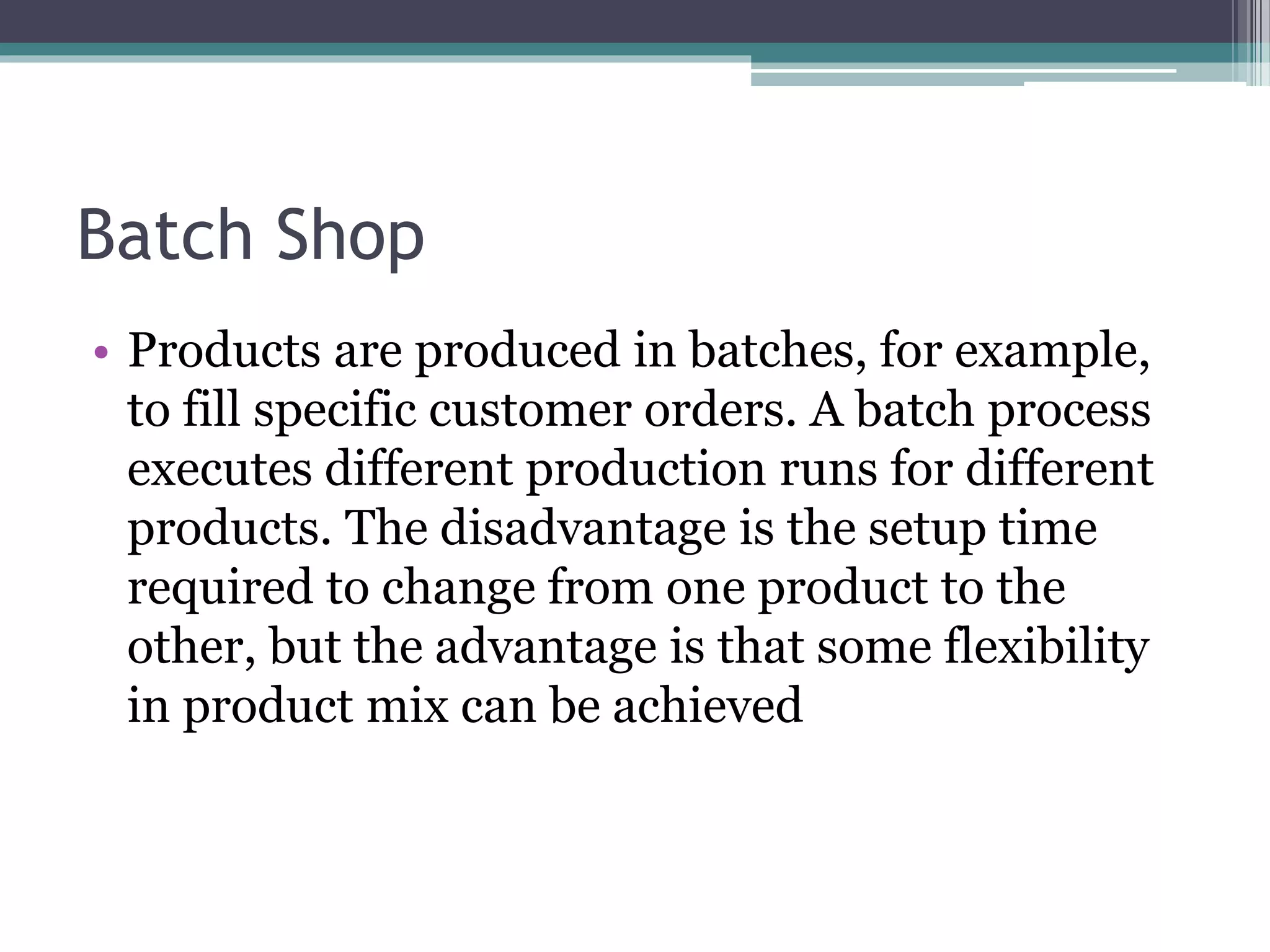 Process selection, design & analysis | PPTX