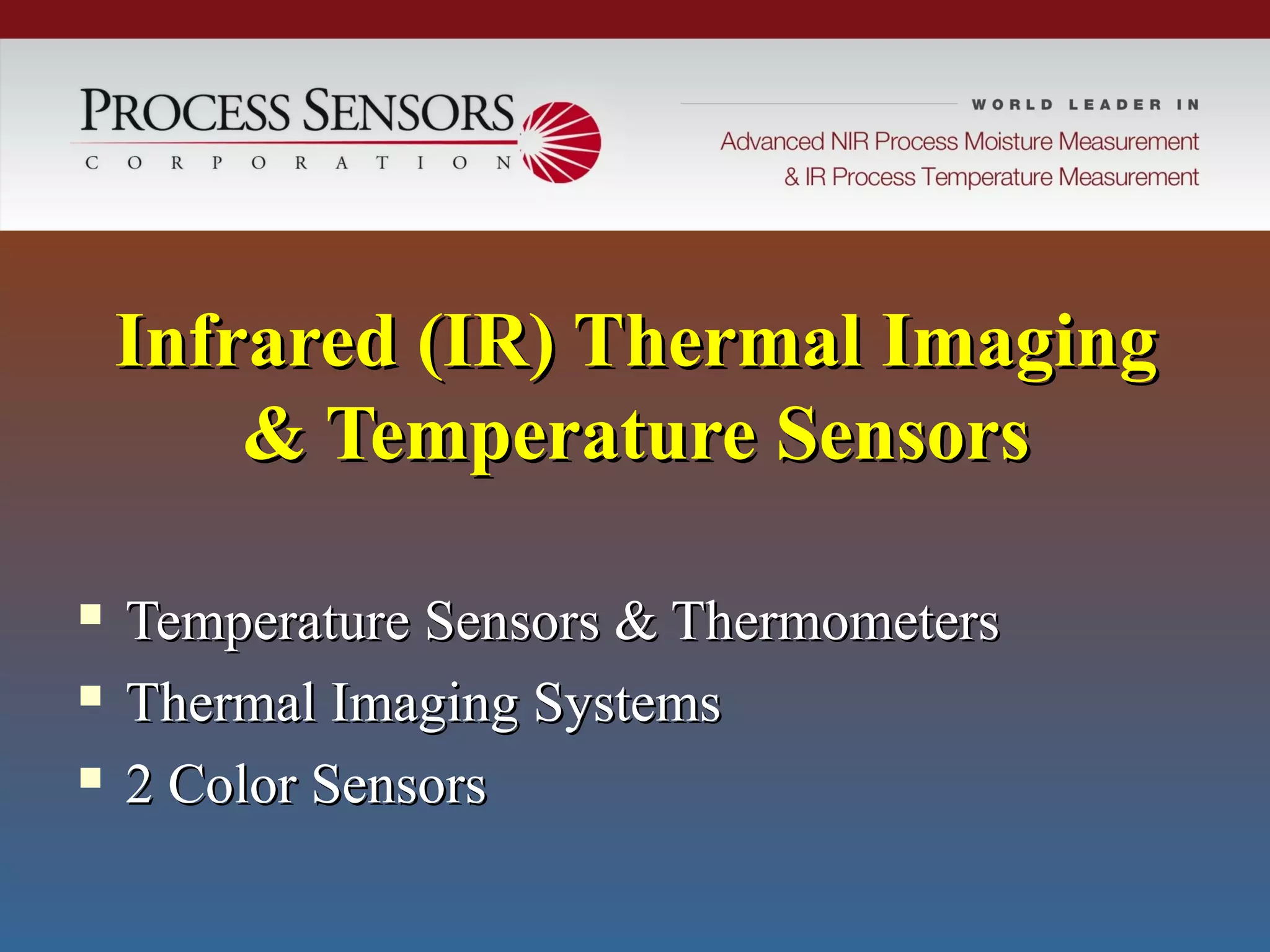 Process Sensors Corp Presentation | PPT