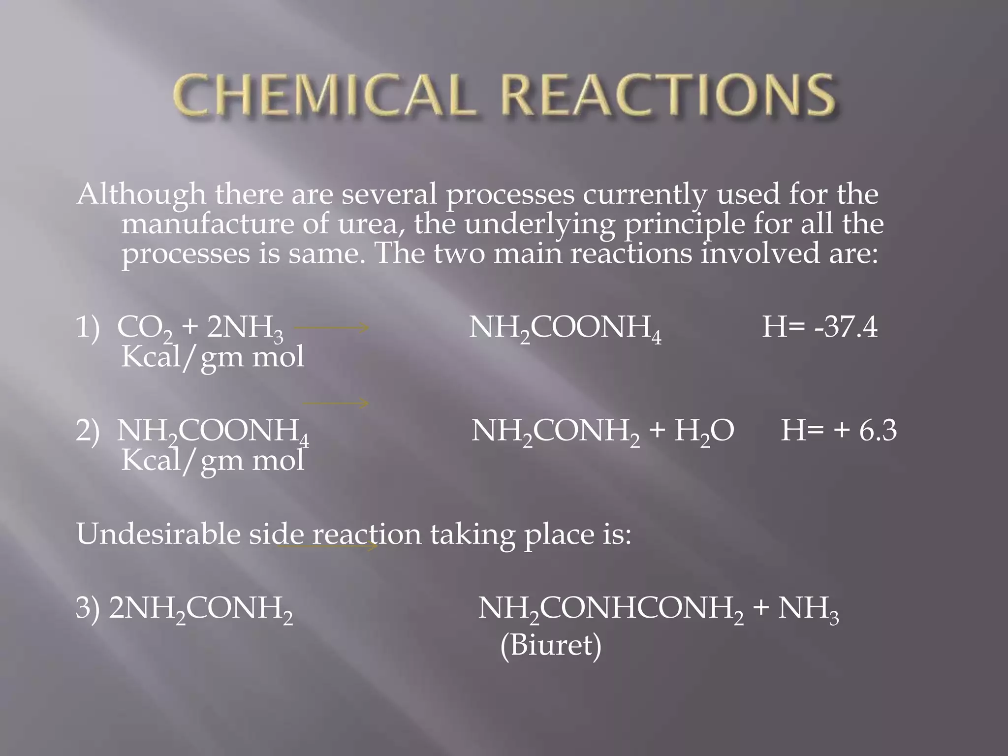 Process simulation of urea plant | PPTX