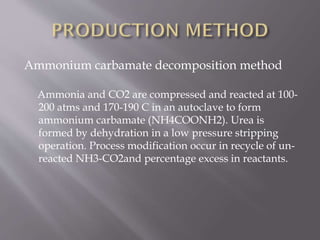 Process simulation of urea plant | PPTX