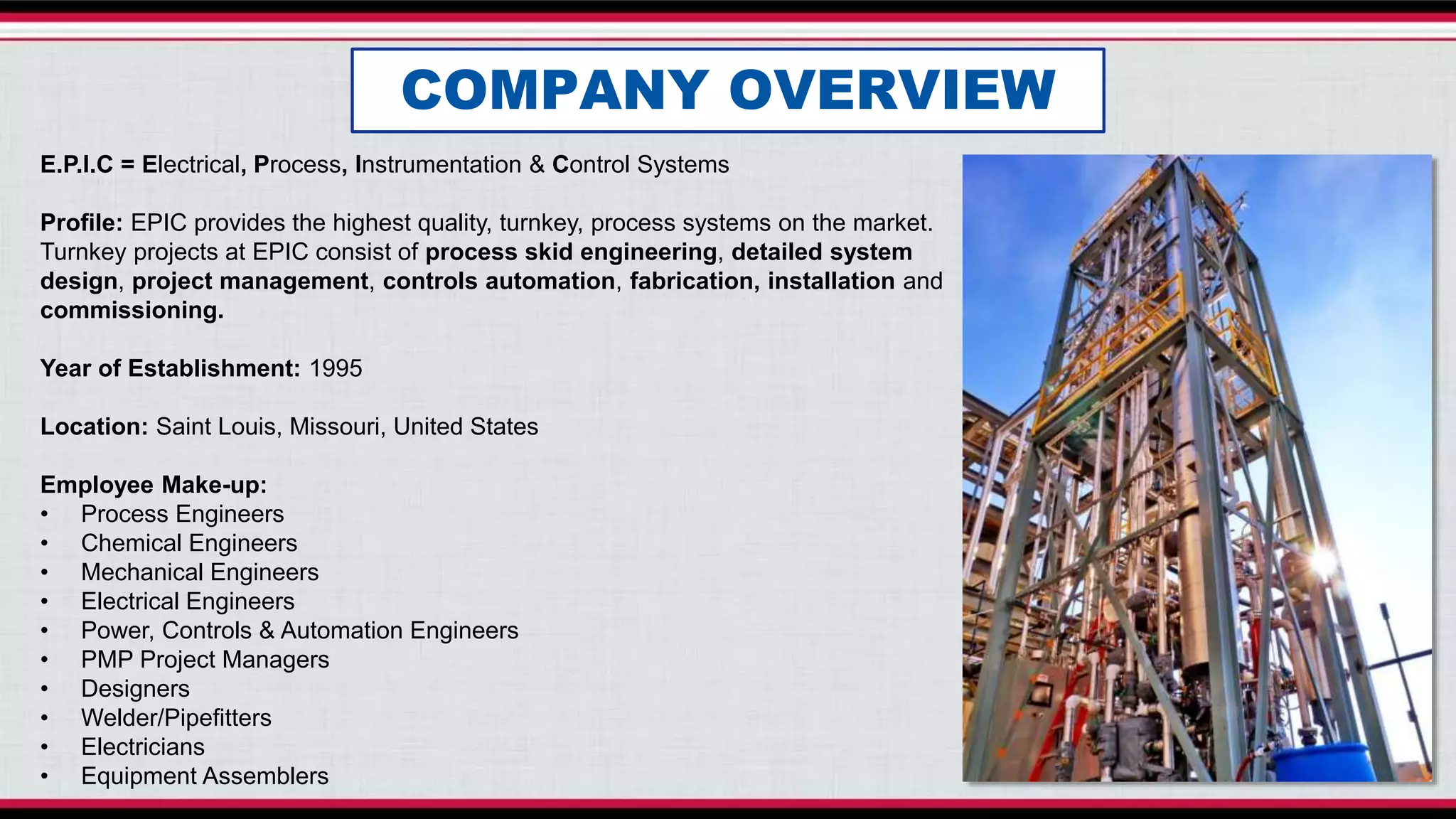 Process Skid Engineering - EPIC Process Systems | PPTX