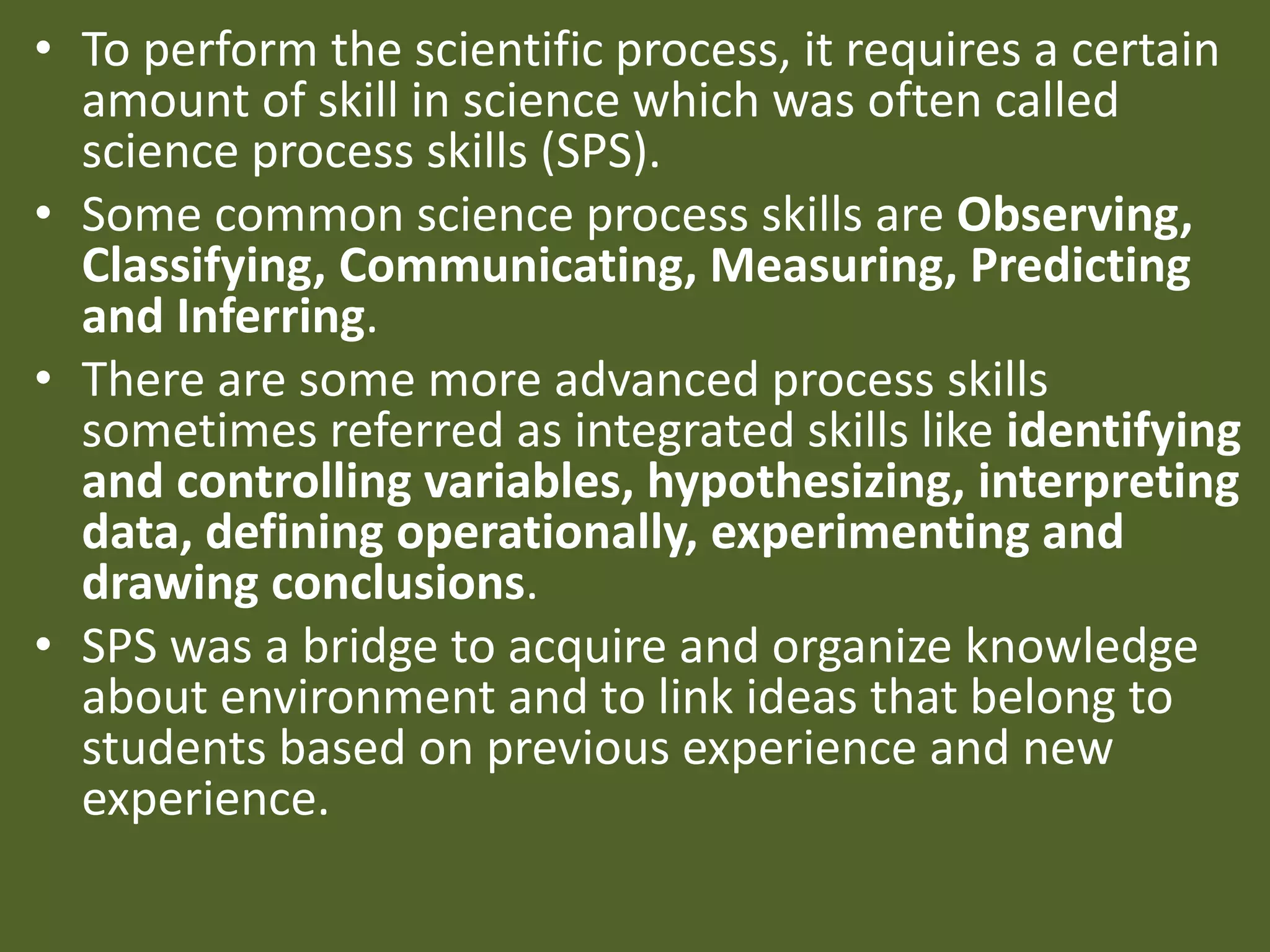 Process skills | PPTX