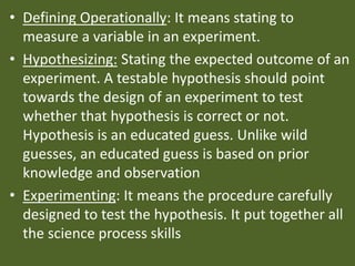 Process skills | PPTX