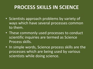 Process skills | PPTX