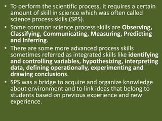 Process skills | PPTX