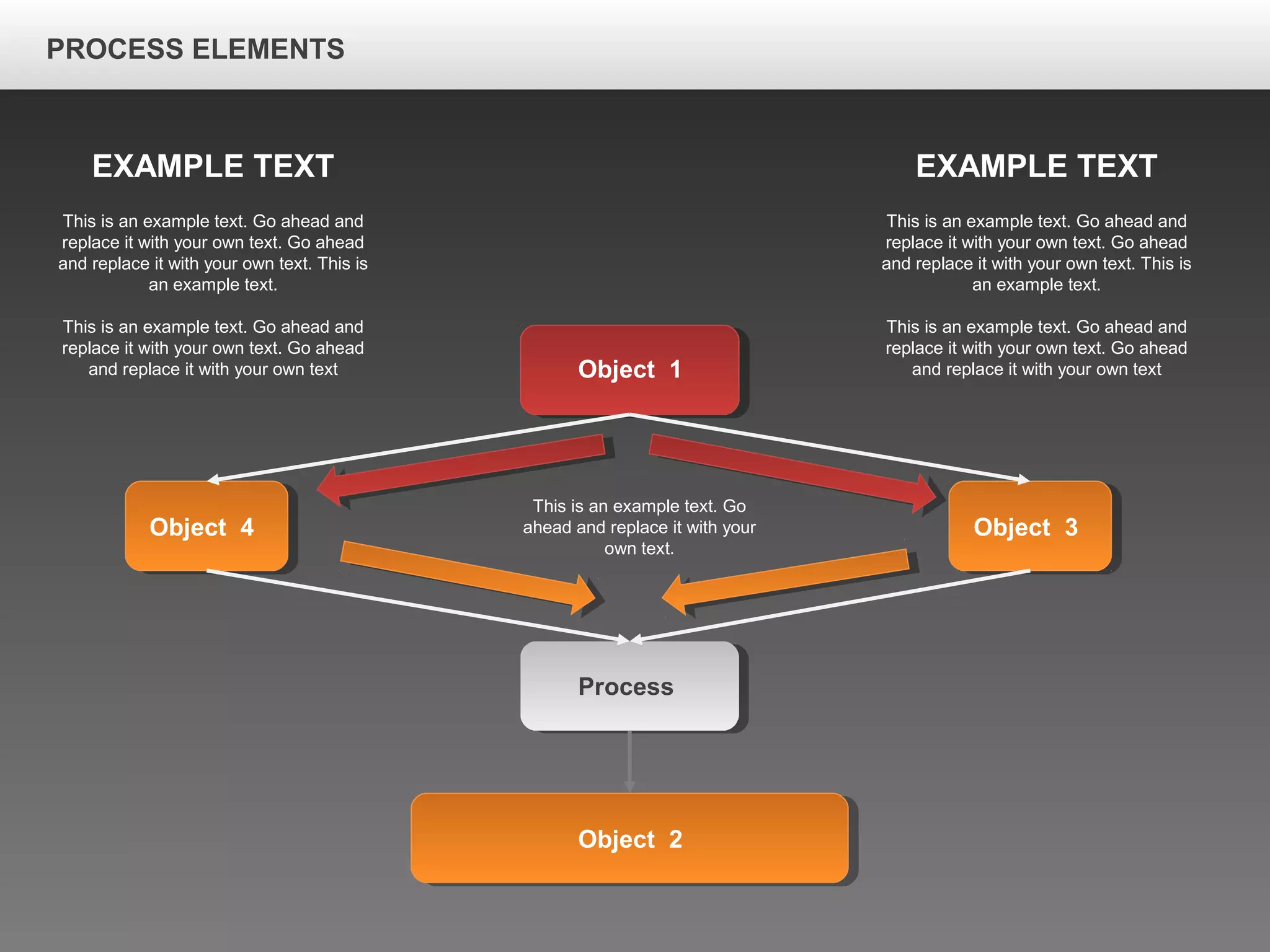 Process Stages Shapes Collection for PowerPoint by PoweredTemplate.com