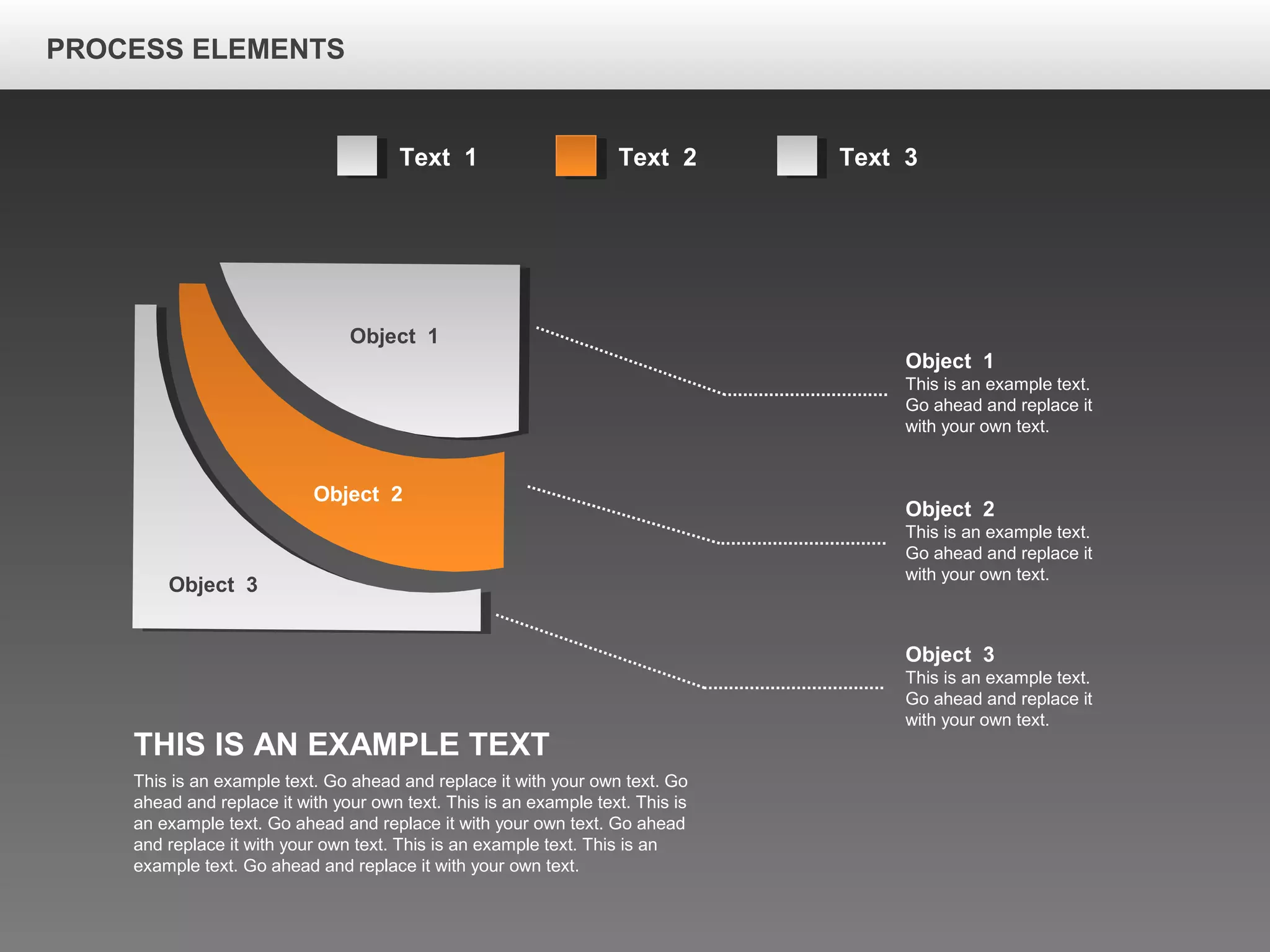 Process Stages Shapes Collection for PowerPoint by PoweredTemplate.com
