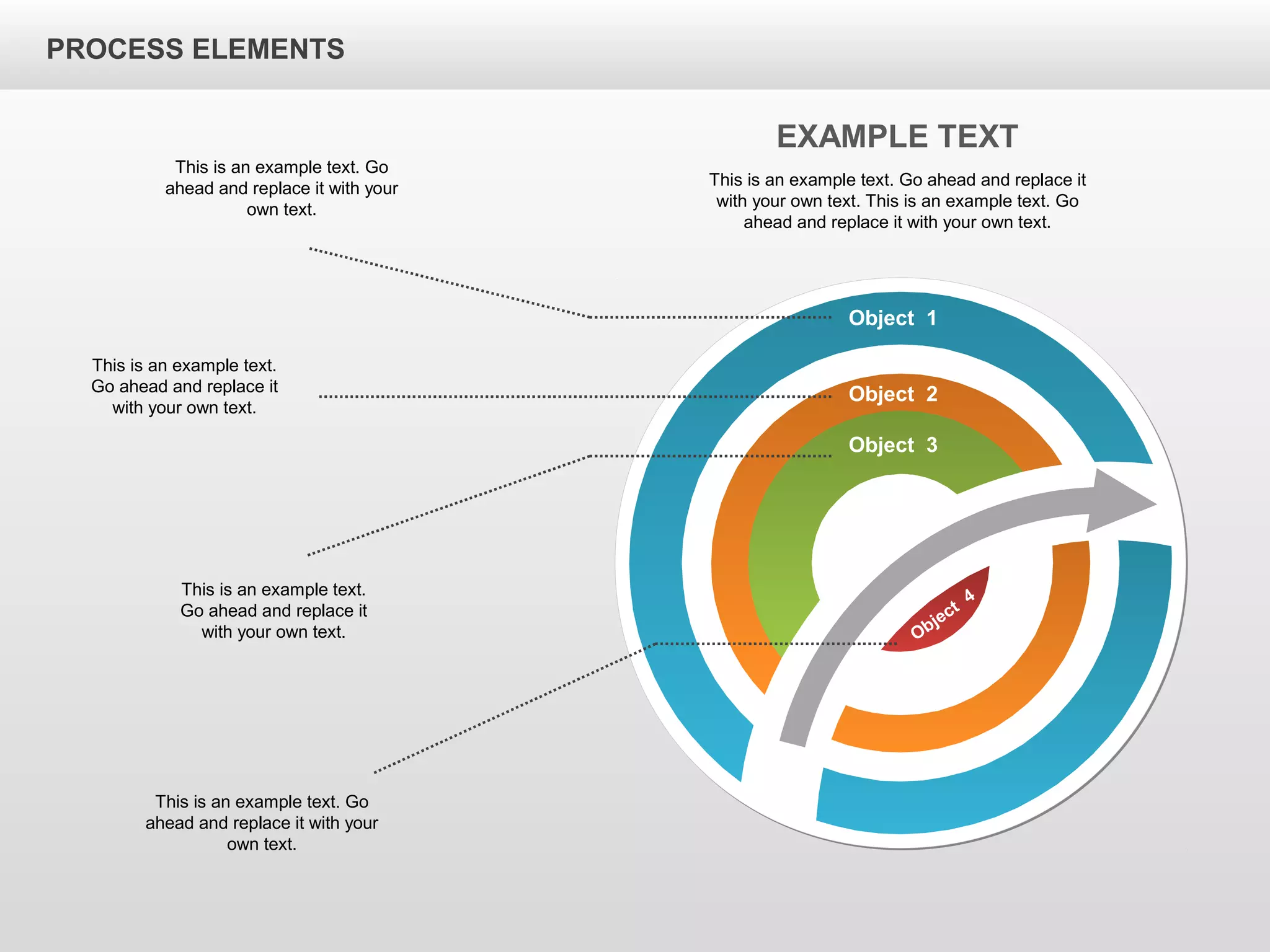 Process Stages Shapes Collection for PowerPoint by PoweredTemplate.com