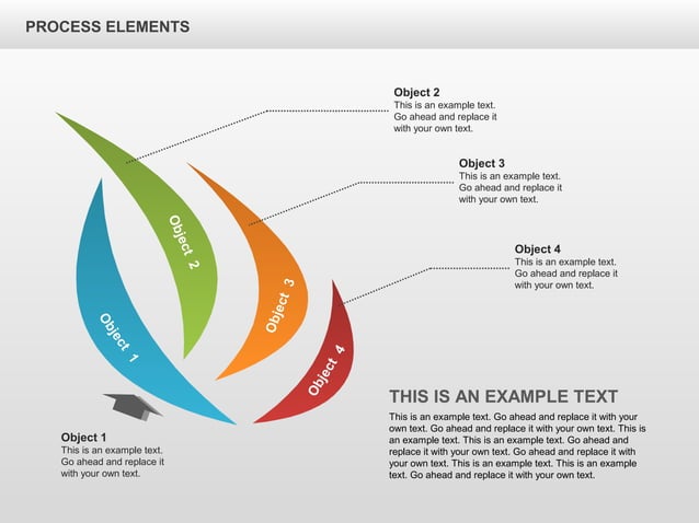 Process Stages Shapes Collection for PowerPoint by PoweredTemplate.com