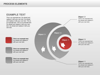 Process Stages Shapes Collection for PowerPoint by PoweredTemplate.com