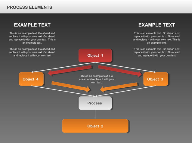 Process Stages Shapes Collection for PowerPoint by PoweredTemplate.com