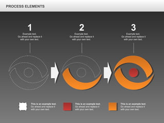 Process Stages Shapes Collection for PowerPoint by PoweredTemplate.com