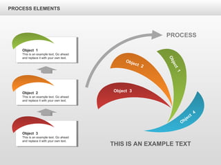 Process Stages Shapes Collection for PowerPoint by PoweredTemplate.com