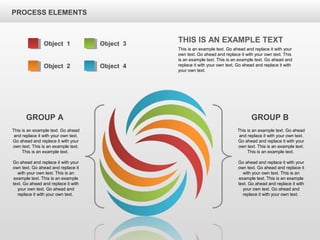 Process Stages Shapes Collection for PowerPoint by PoweredTemplate.com