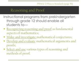 Mathematical Process Standards | PPTX