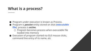 process state presentation by Deepak Thakur | PPT