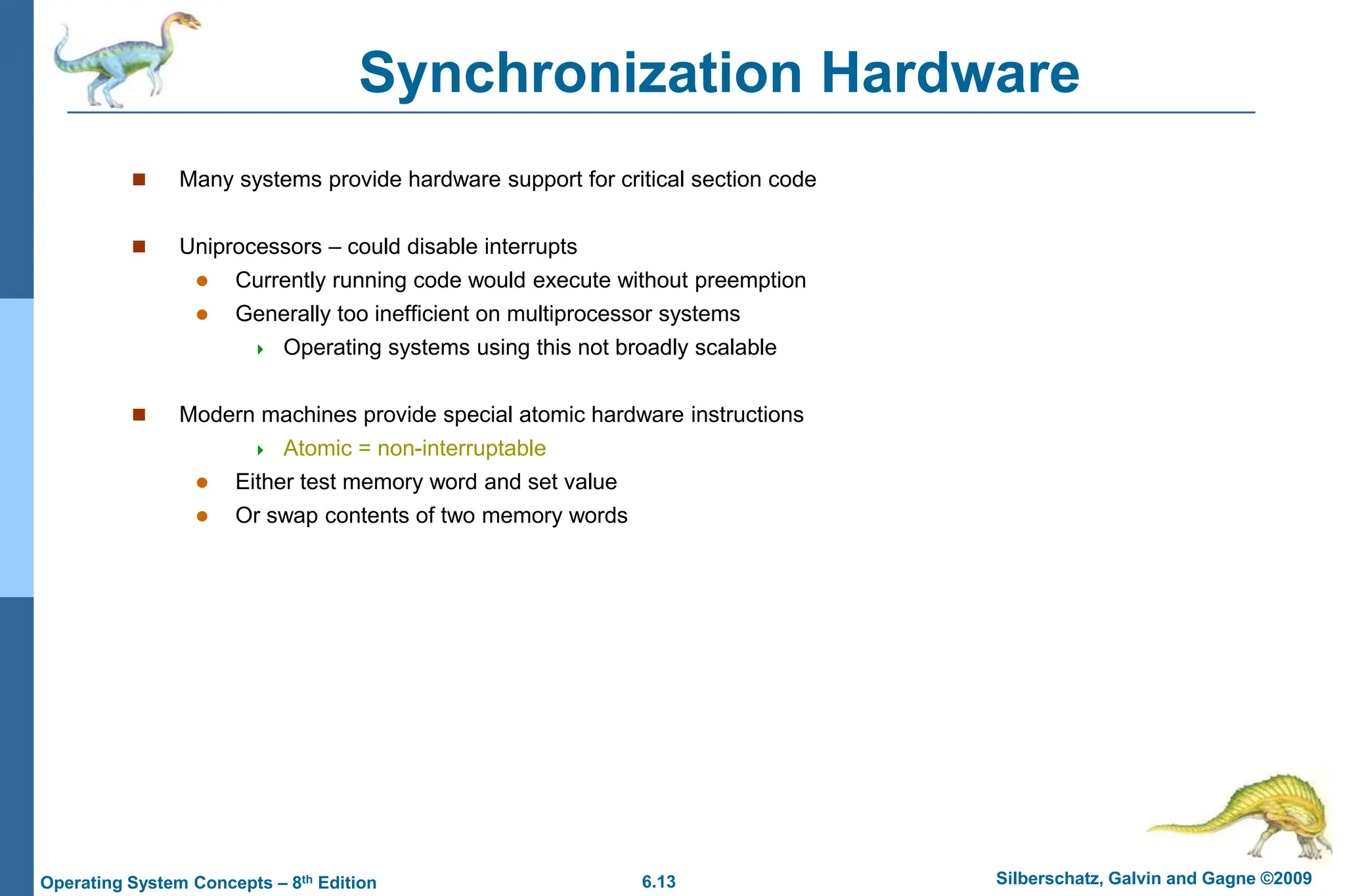 Process Synchronisation Operating System Pptx