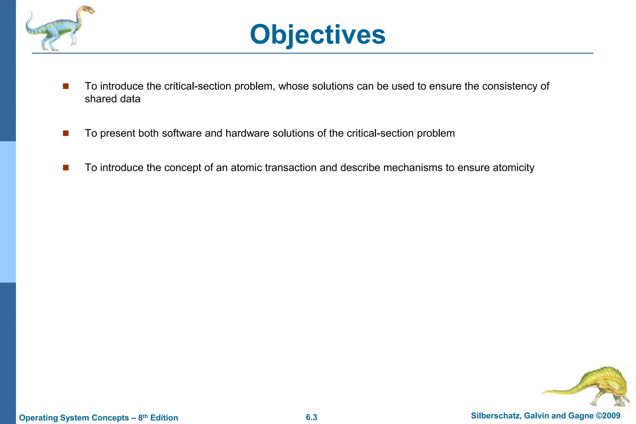 Process Synchronisation Operating System Pptx