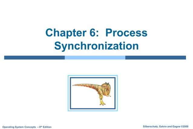 Process Synchronisation Operating System Ppt