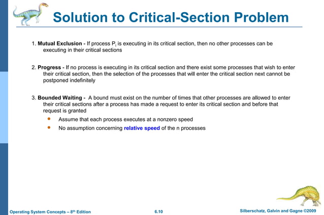 Process Synchronisation Operating System Pptx 1519