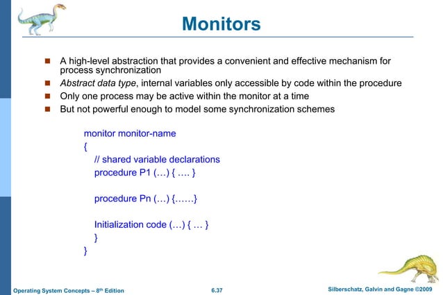 Process Synchronisation Operating System Ppt 6533