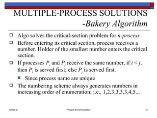 Process Synchronization | PPT | Operating Systems | Computer Software and Applications
