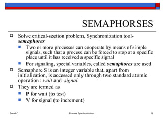 Process Synchronization | PPT | Operating Systems | Computer Software ...