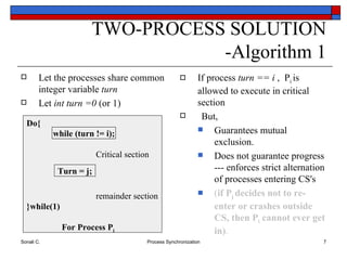 Process Synchronization | PPT | Operating Systems | Computer Software and Applications