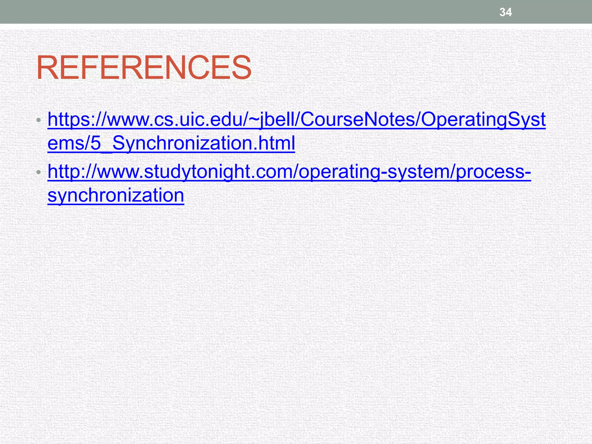 Process Synchronization In Operating Systems Pptx Operating Systems 1210