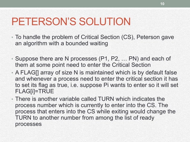 Process Synchronization In Operating Systems Pptx Operating Systems Computer Software And