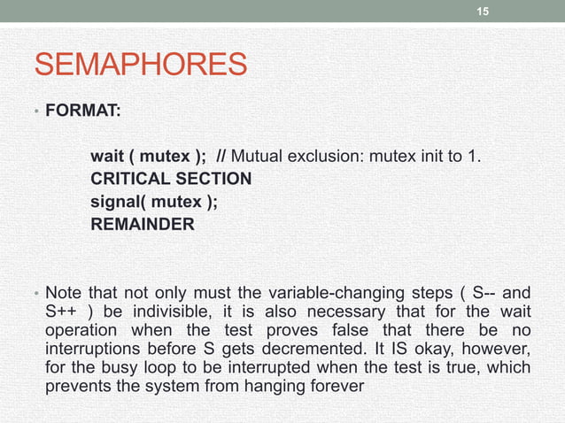 Process Synchronization In Operating Systems Pptx Operating Systems Computer Software And