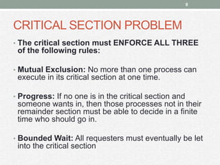 Process synchronization in Operating Systems | PPTX