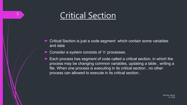 Process synchronization | PPTX