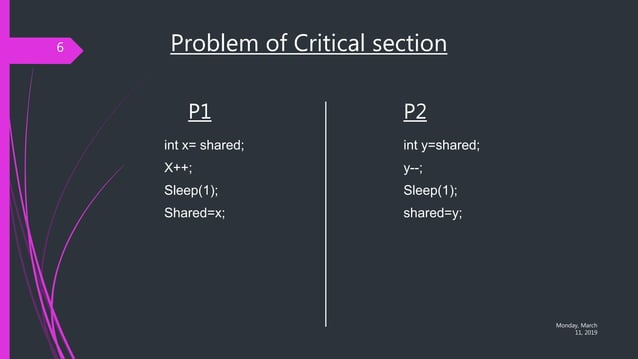 Process synchronization | PPTX