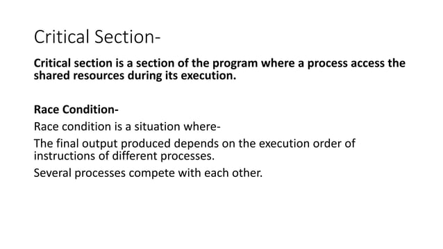 Process Synchronization Pptx