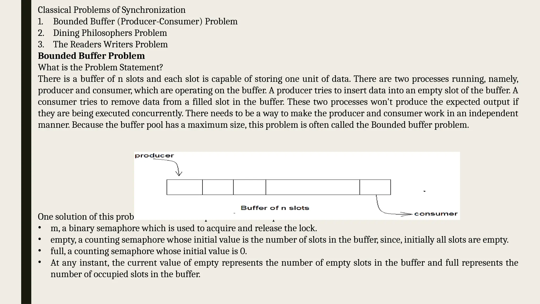 process synchronization topic of operating system | PPT