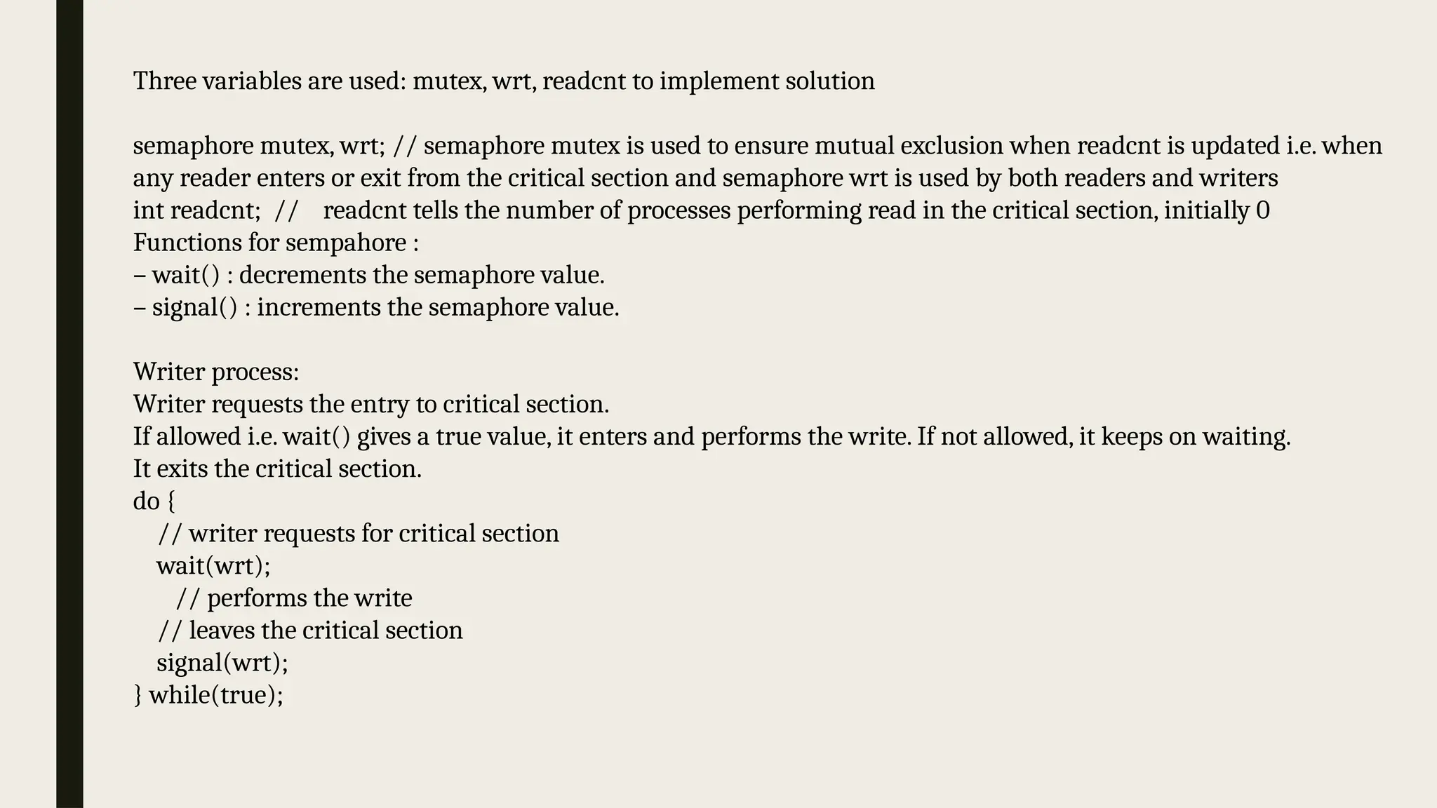 Process Synchronization Topic Of Operating System Ppt