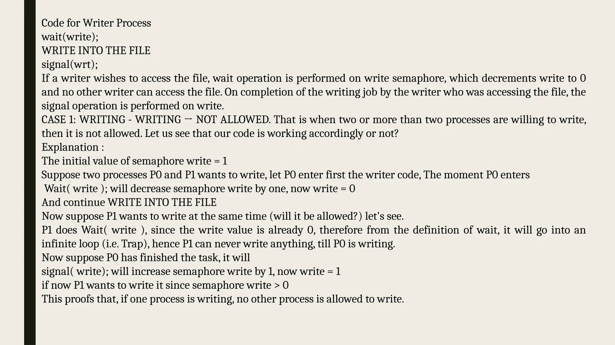 Process Synchronization Topic Of Operating System Ppt