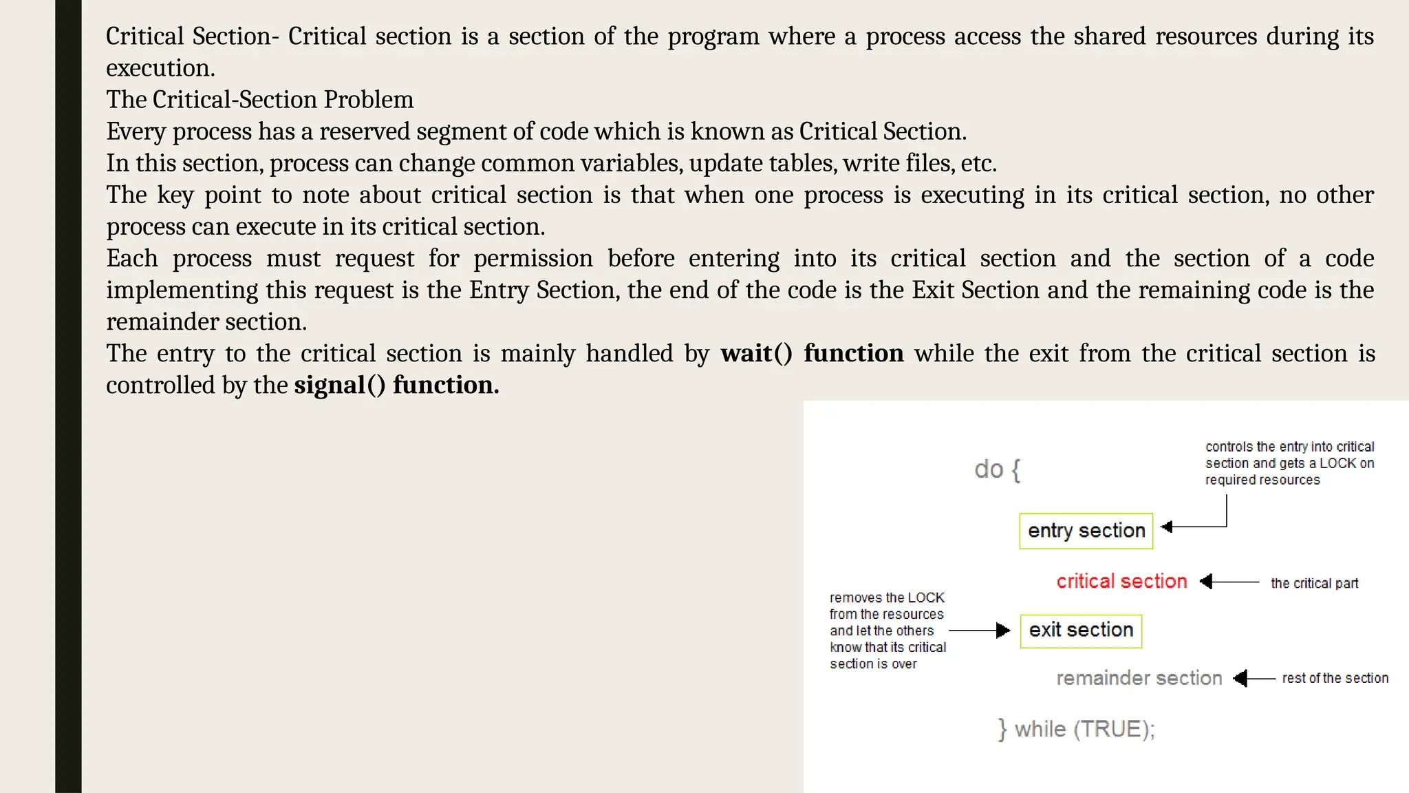 Process Synchronization Topic Of Operating System Ppt