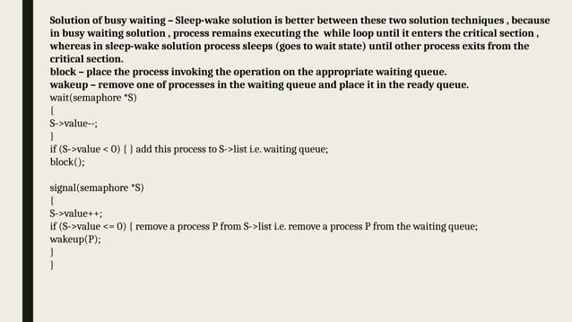 Process Synchronization Topic Of Operating System Ppt