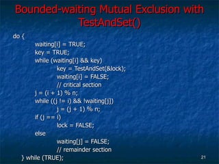 Process synchronization(deepa) | PPT