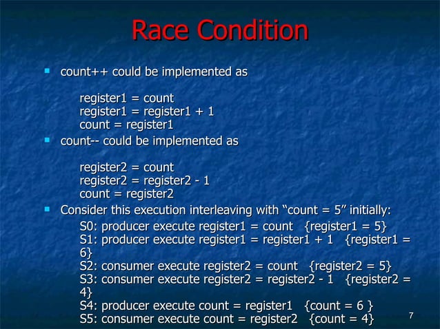 Process synchronization(deepa) | PPT