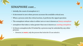 Process synchronization in operating system | PPTX