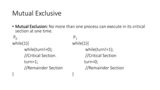 Process synchronization | PPTX