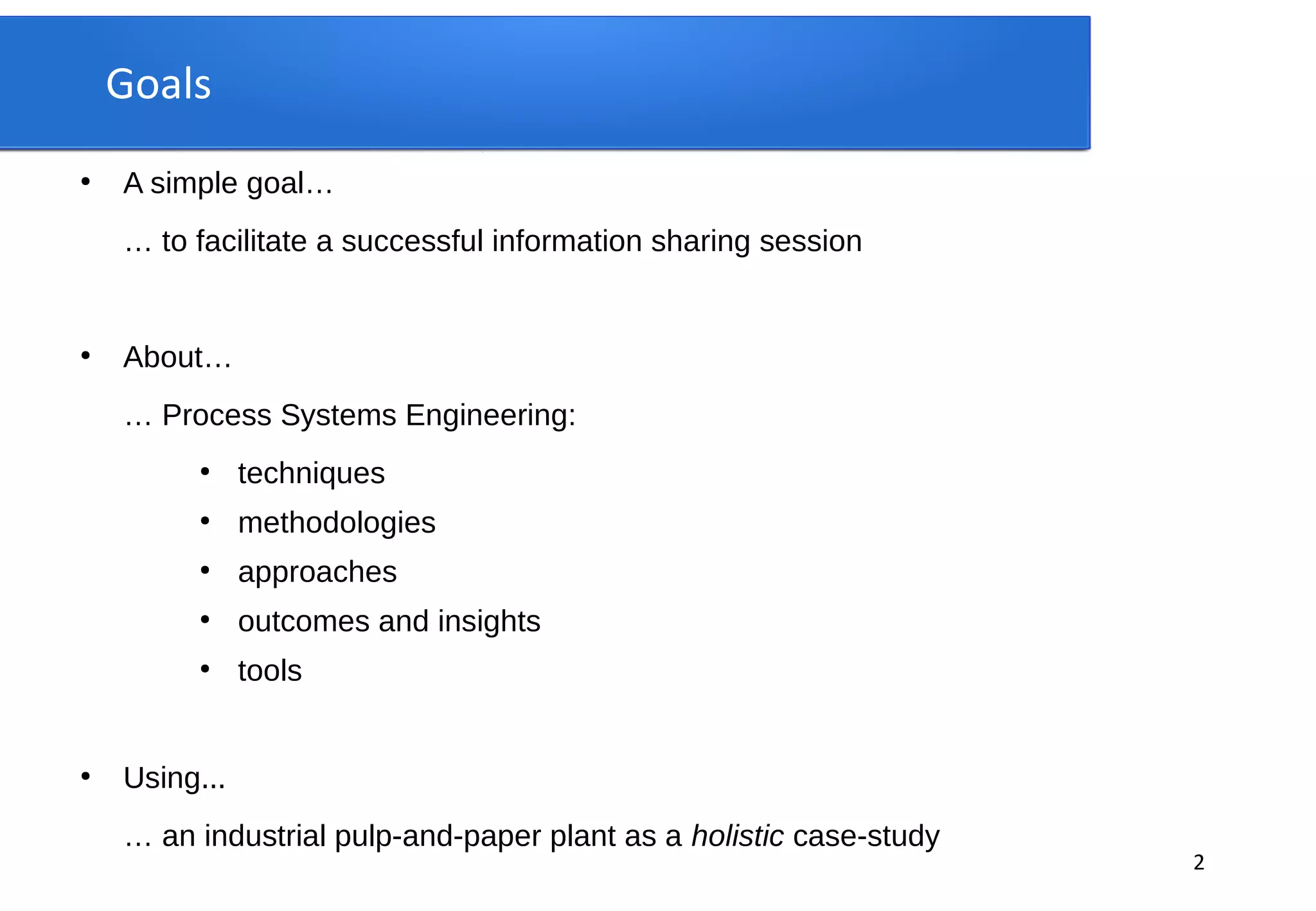 Process systems engineering lessons learned from the pulp and paper ...