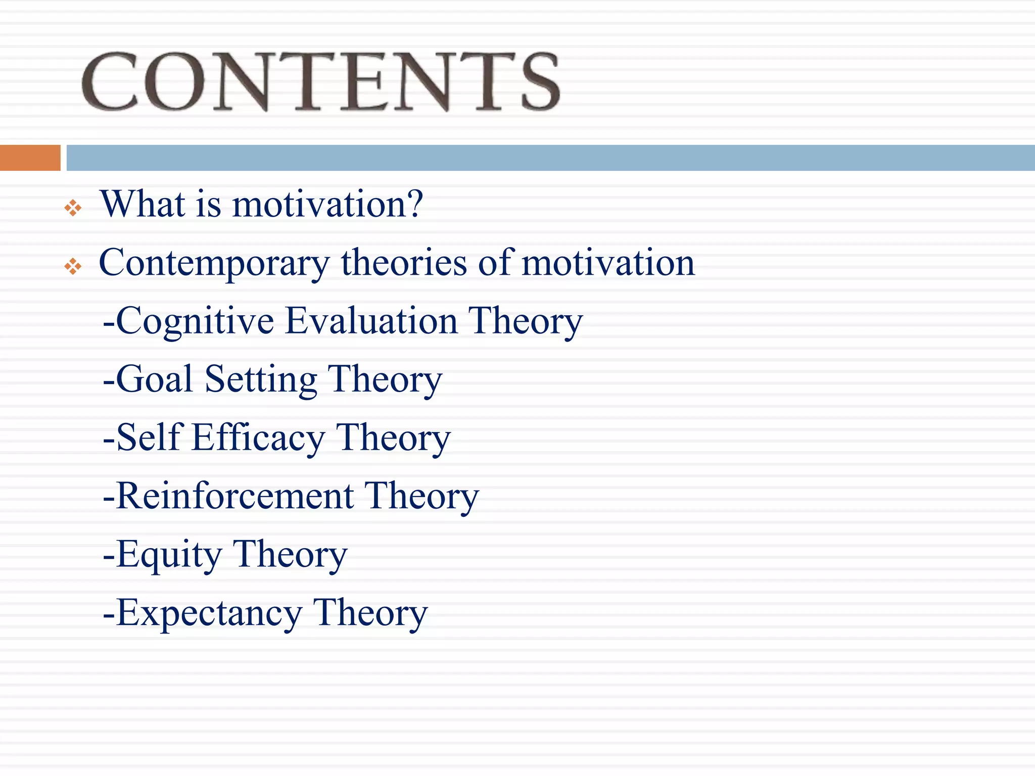 Process theories of motivation | PPTX